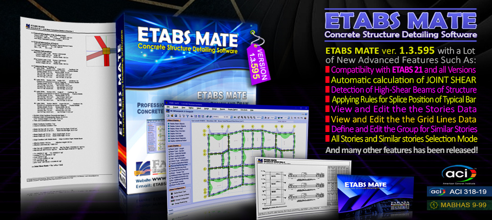 FARASA Engineering Group presents ETABS MATE and FOUNDA MATE software